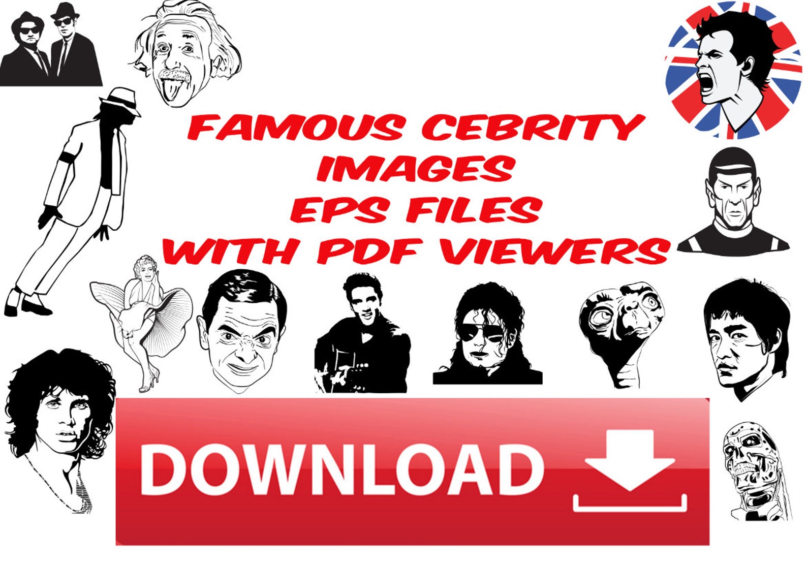 Celebrity Vector Collection / EPS Vinyl Designs / Eps Vector | Etsy