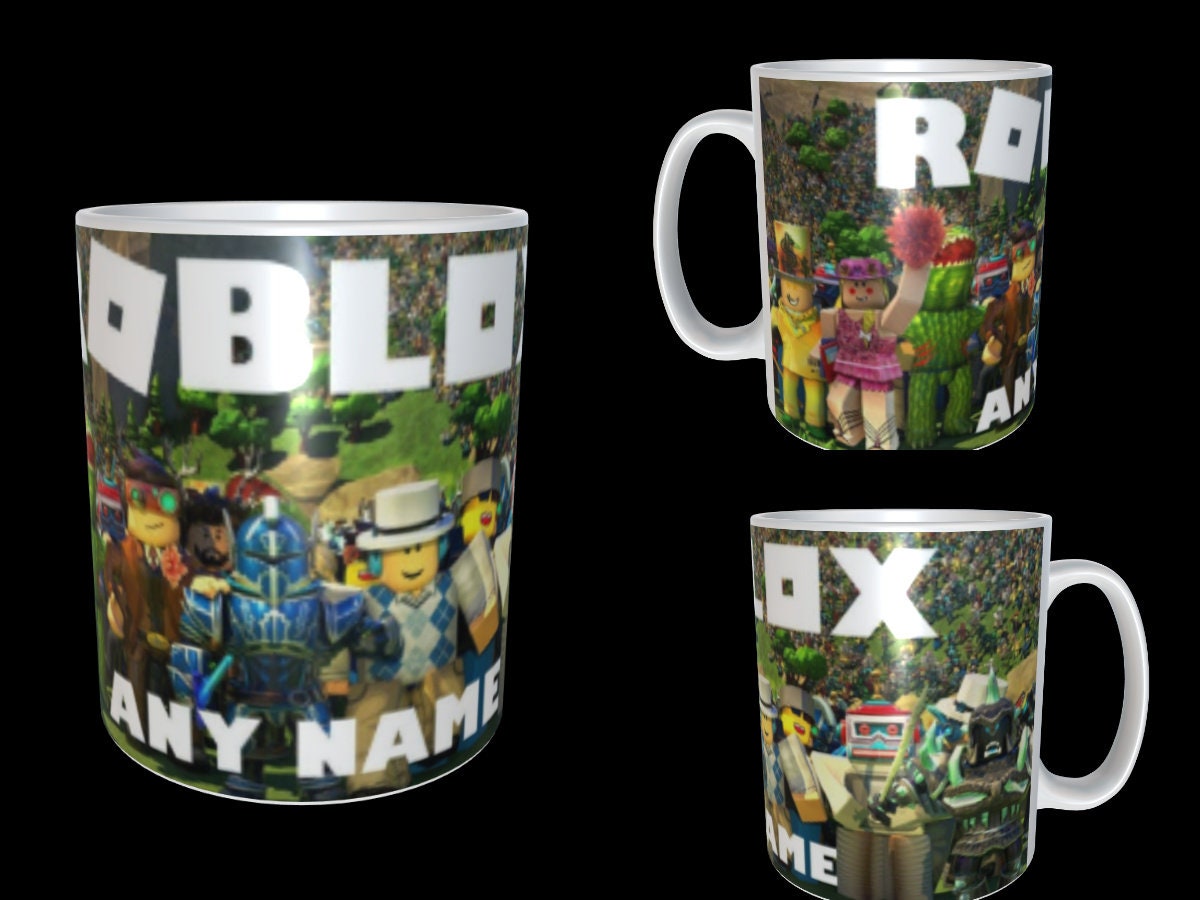 Roblox Mugs Roblox in the Block Mug Kids Tea and Coffee Mug | Etsy