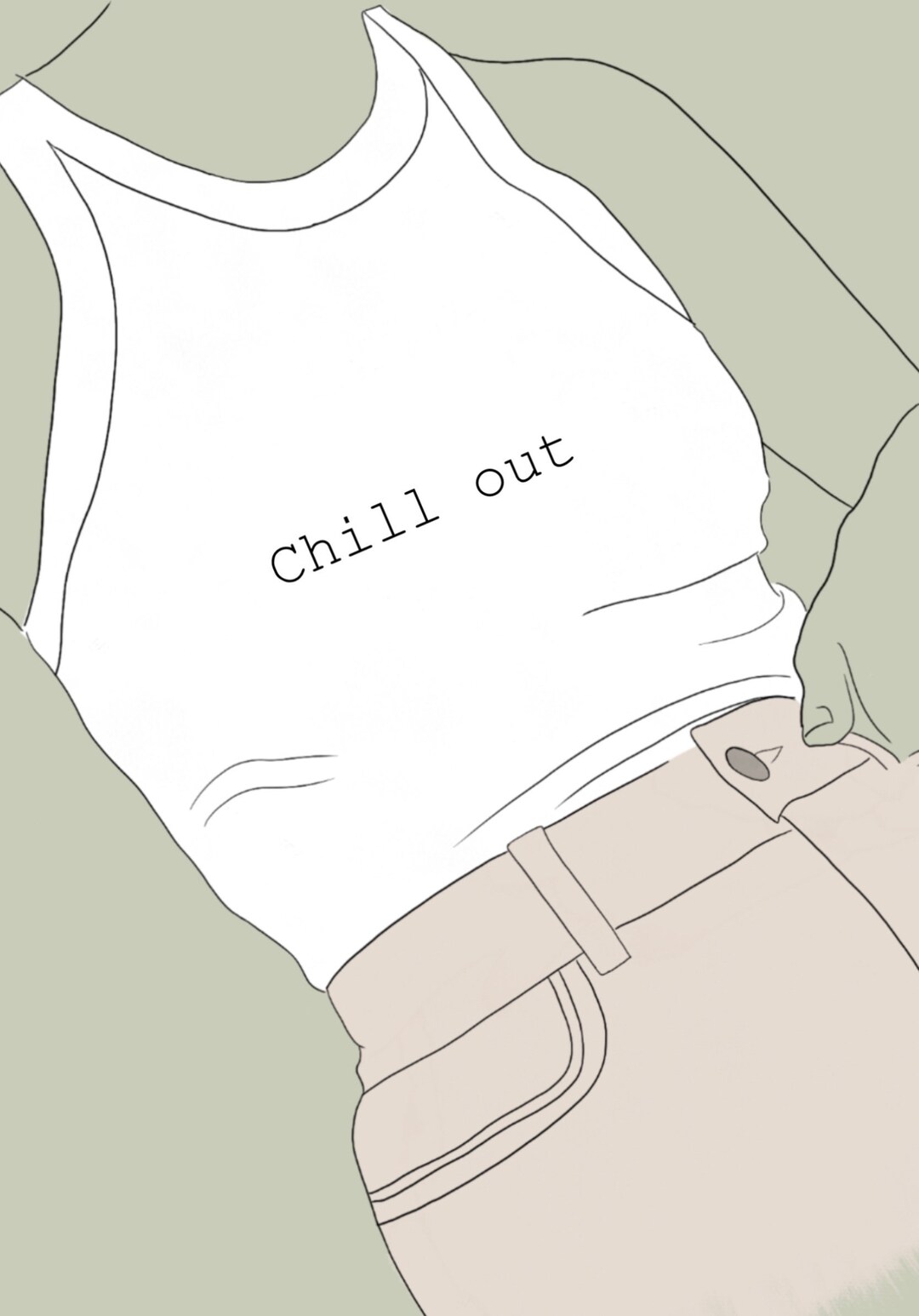 A4 CHILL OUT Art Print - Etsy
