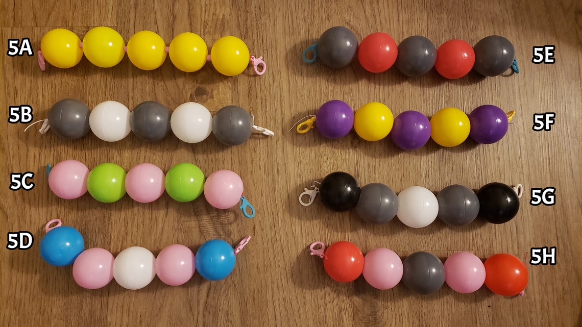 Ballpit Belt Chain Clowncore Kidcore Scenecore Kandi PLUR Pride Flag - Etsy