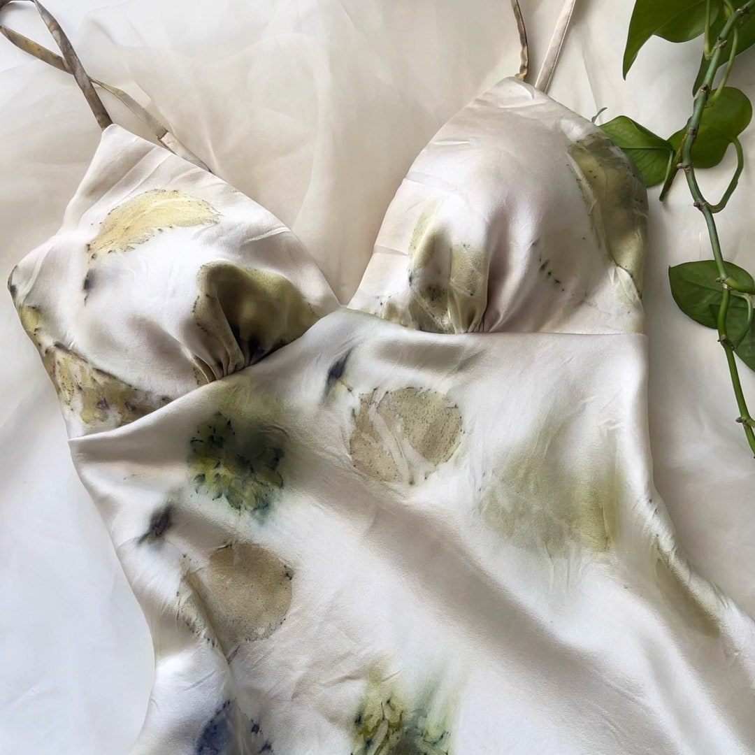 Eco-printed Silk Gown - Etsy