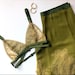 Chartreuse Soft Bra & Silk Pant Set - Etsy