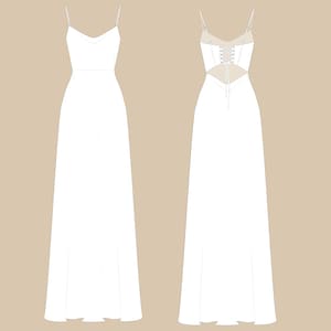 Silk Gown Sewing Pattern PDF 00-14 - Etsy