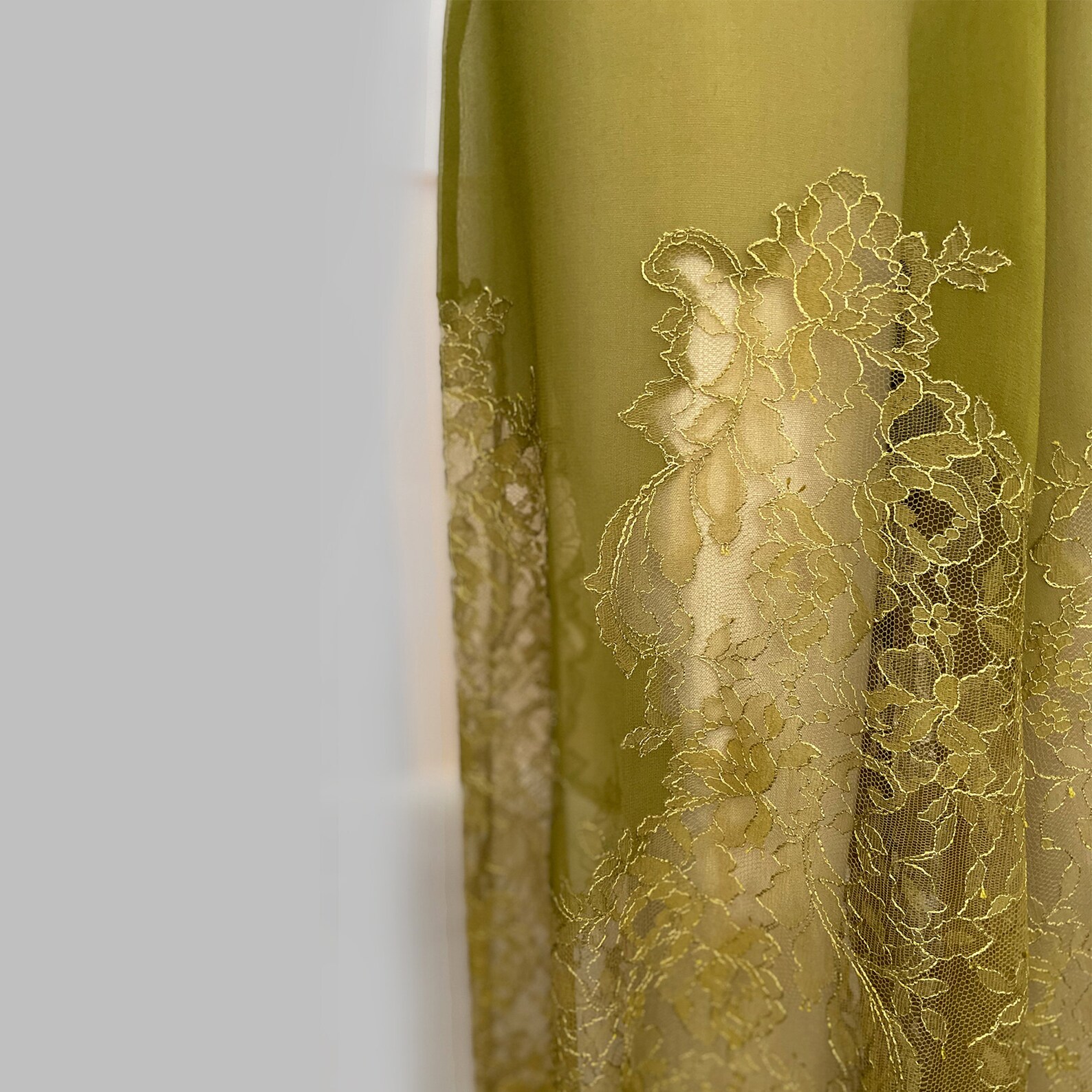 Chartreuse Soft Bra & Silk Pant Set - Etsy