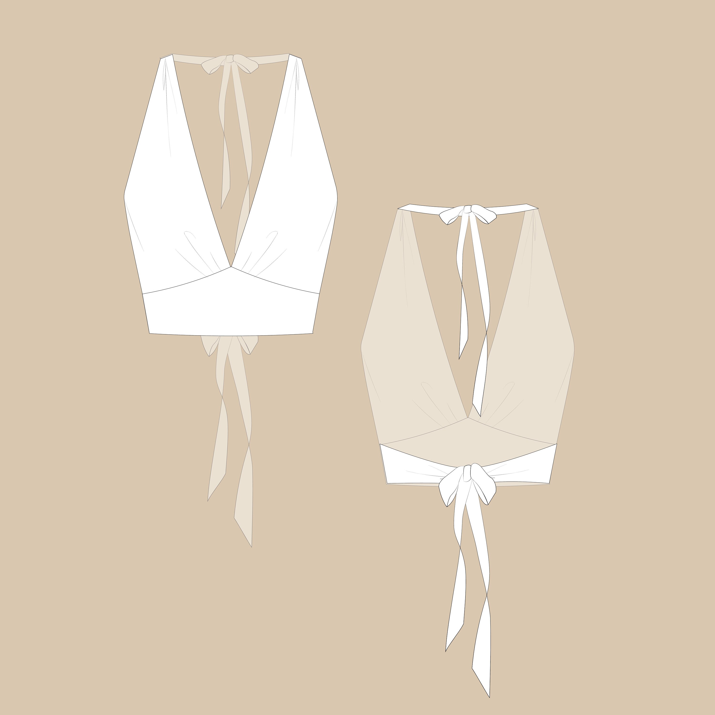 Halter Top Sewing Pattern PDF S-L - Etsy Australia