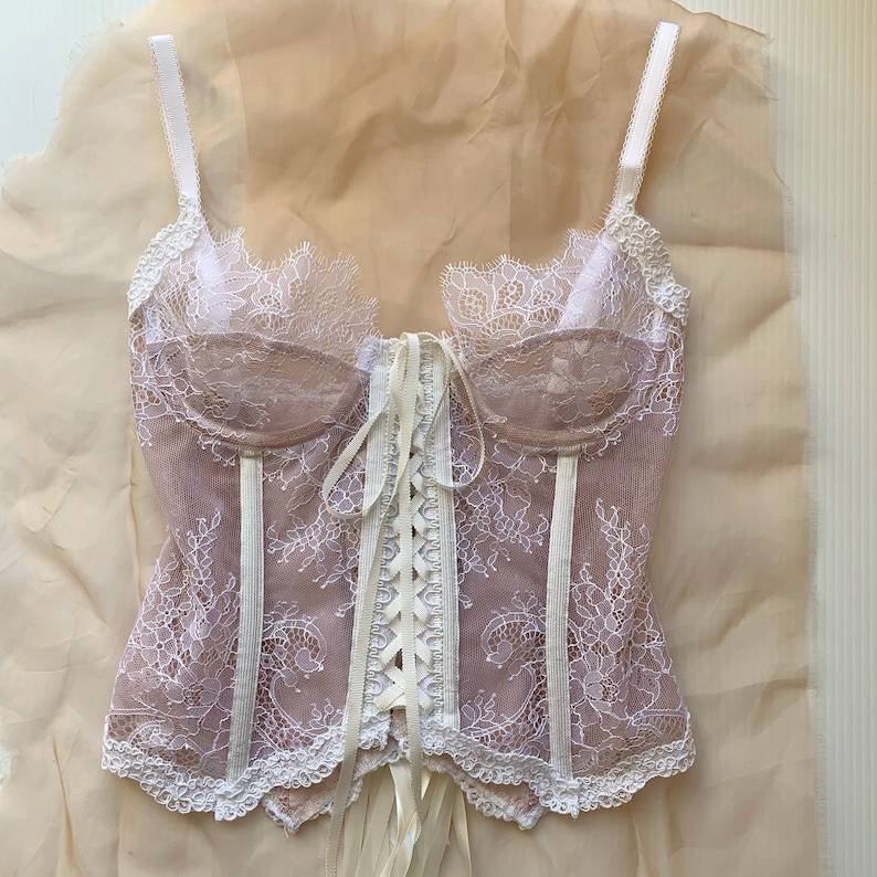 Sheer Lace Bustier Sewing Pattern PDF 00-14 - Etsy
