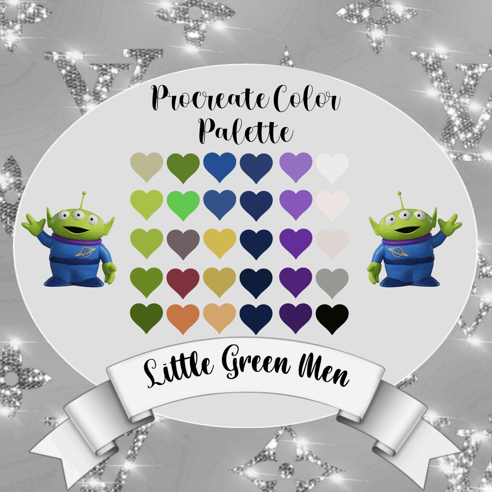 Toy Story Procreate Color Palette Bundle Color Swatches - Etsy Singapore