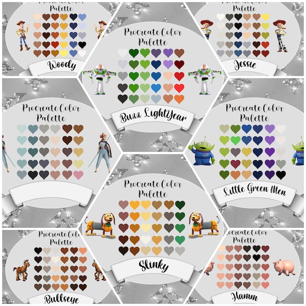 Toy Story Color Palette - Etsy