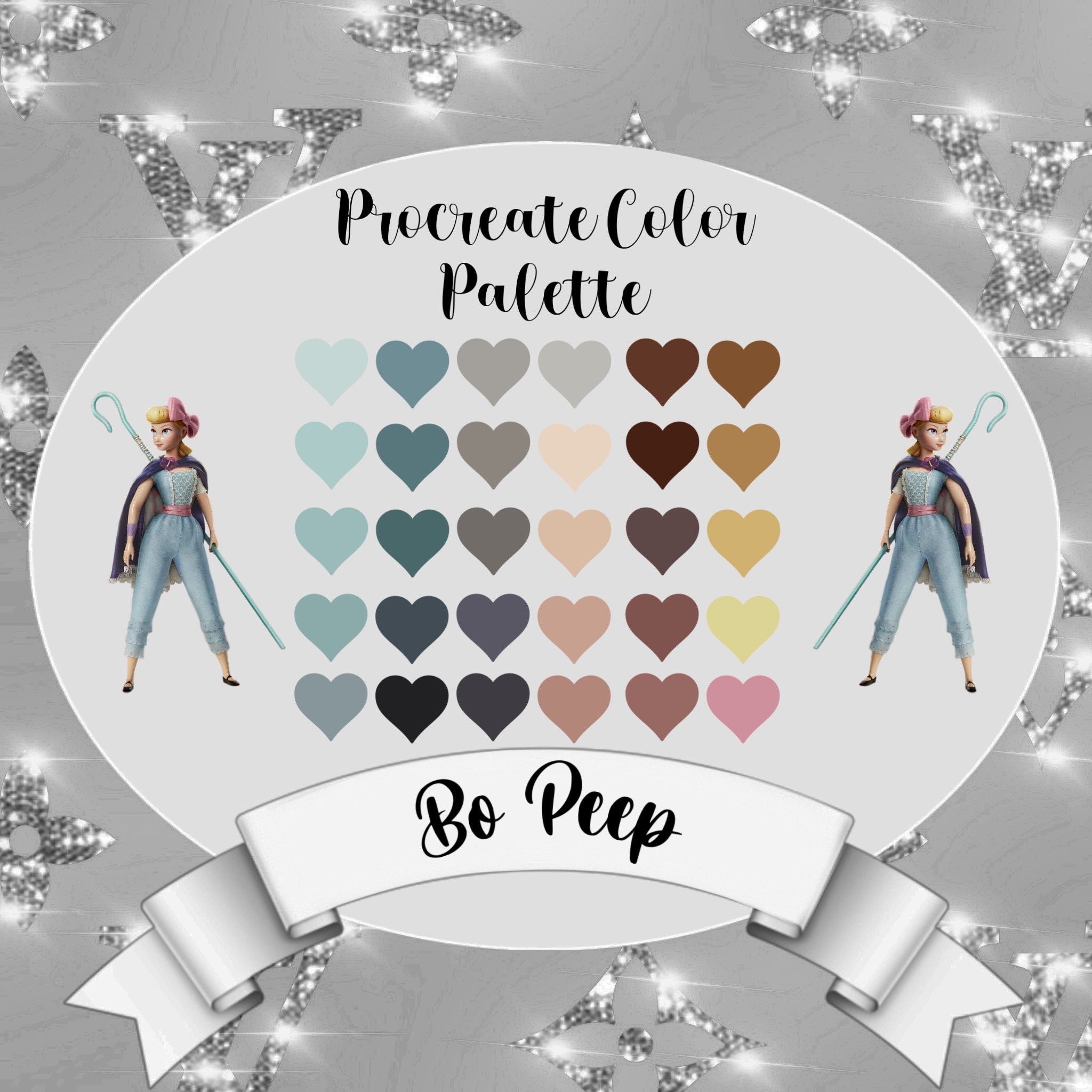 Toy Story Procreate Color Palette Bundle Color Swatches - Etsy Singapore