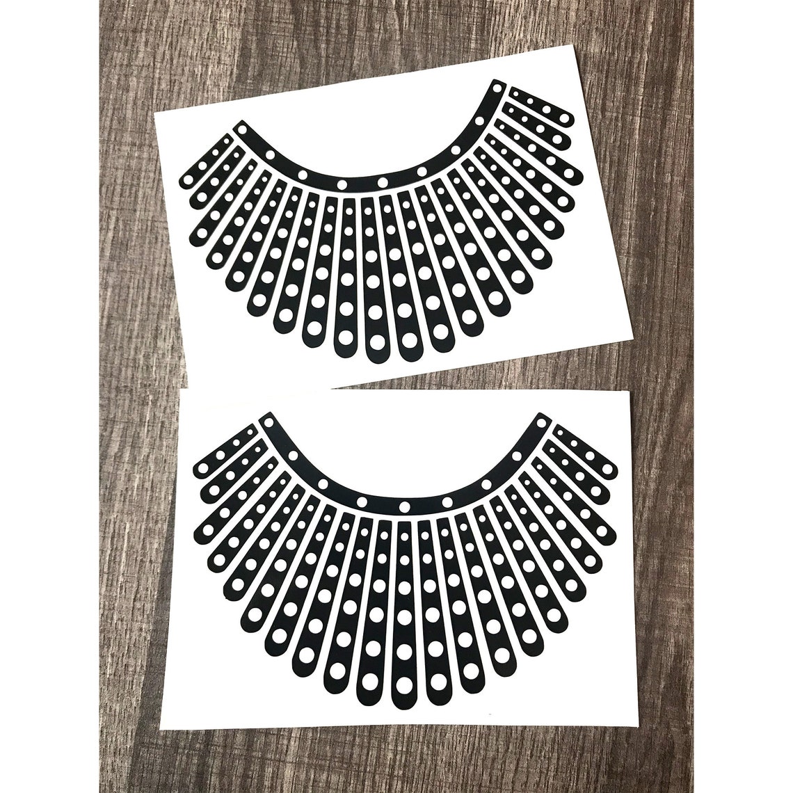 RBG Dissent Collar Decal Ruth Bader Ginsburg Dissent Collar - Etsy