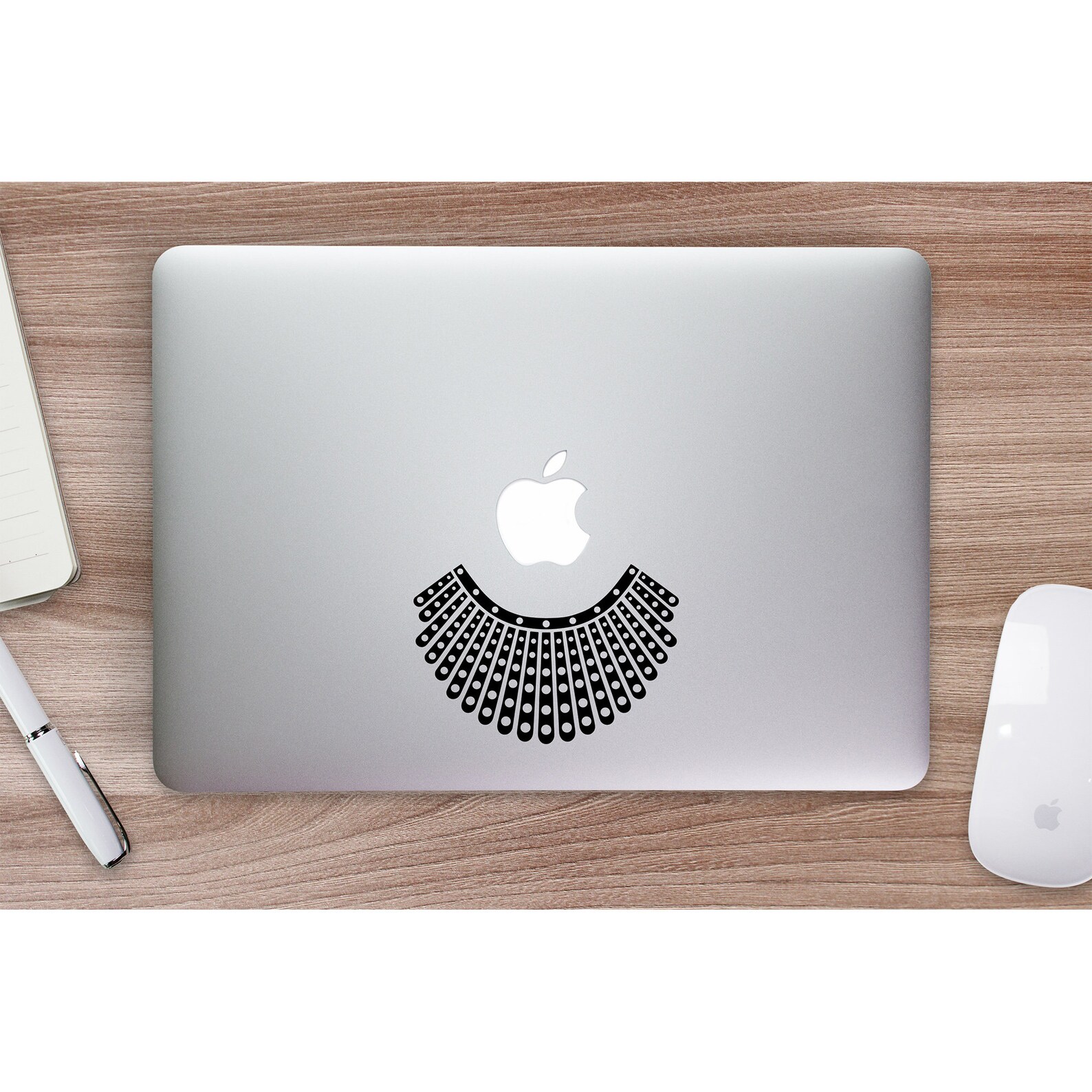 RBG Dissent Collar Decal, Ruth Bader Ginsburg Dissent Collar, RBG ...