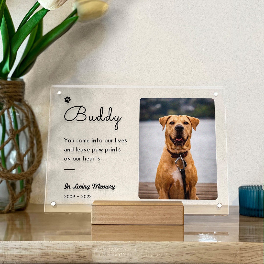 Pet Memorial Frame, Pet Loss Gifts, Dog Loss Gift, Pet Memorial Gift ...