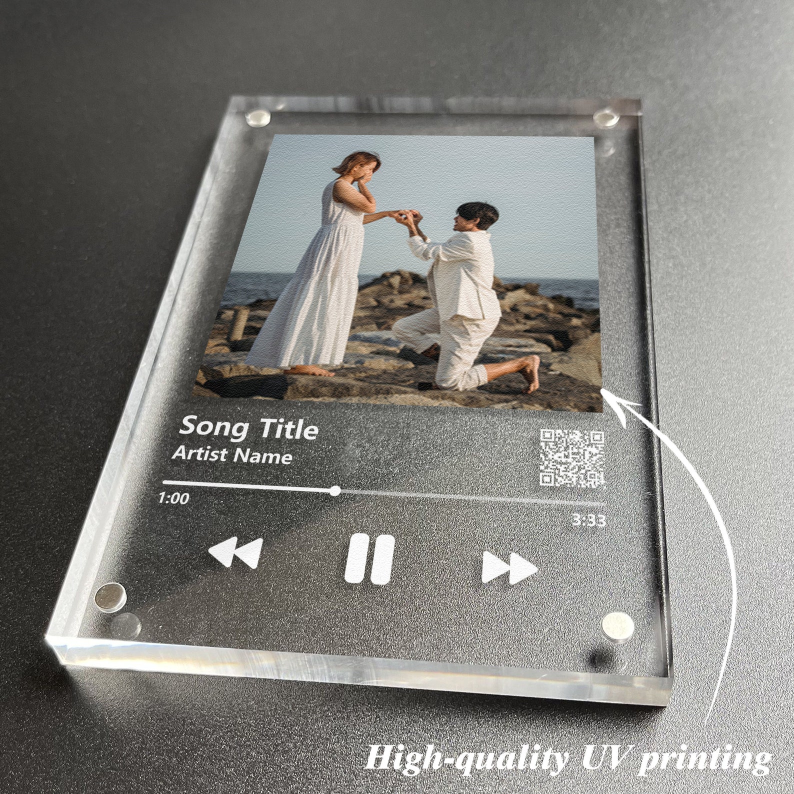 Custom Music and Song Plaque Personalized Picture Frames - Etsy