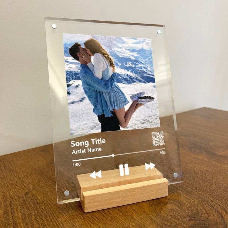 Custom Music and Song Plaque Personalized Picture Frames - Etsy