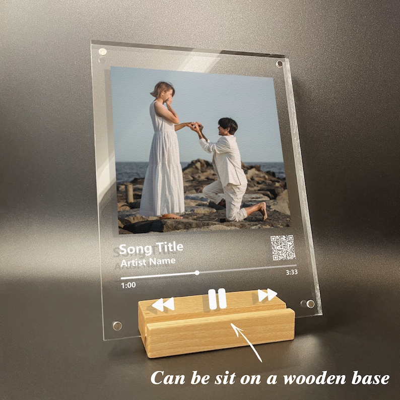 Custom Music and Song Plaque Personalized Picture Frames - Etsy