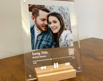 Custom Music and Song Plaque Personalized Picture Frames - Etsy