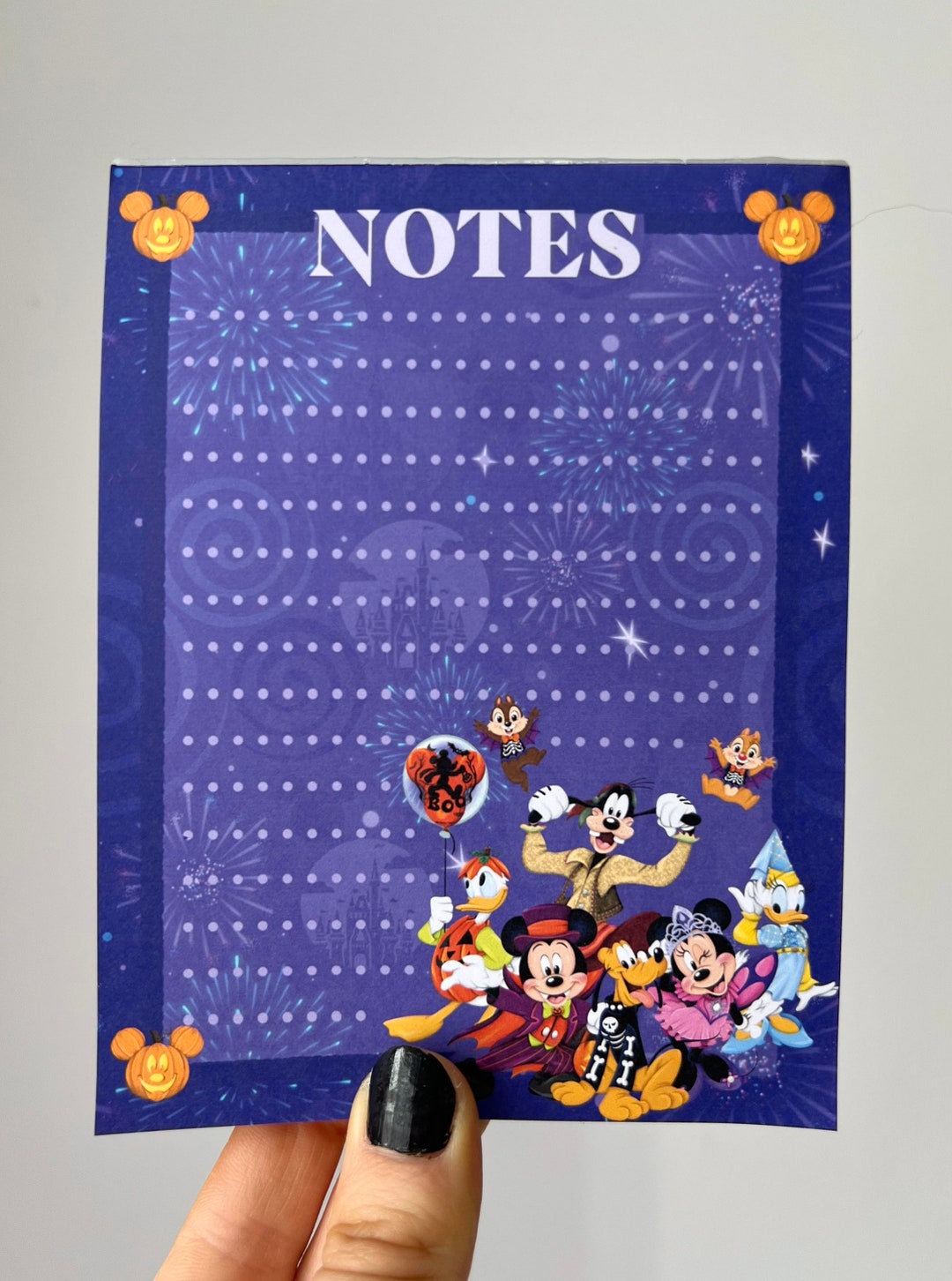 Not so Scary Halloween Notepad - Etsy