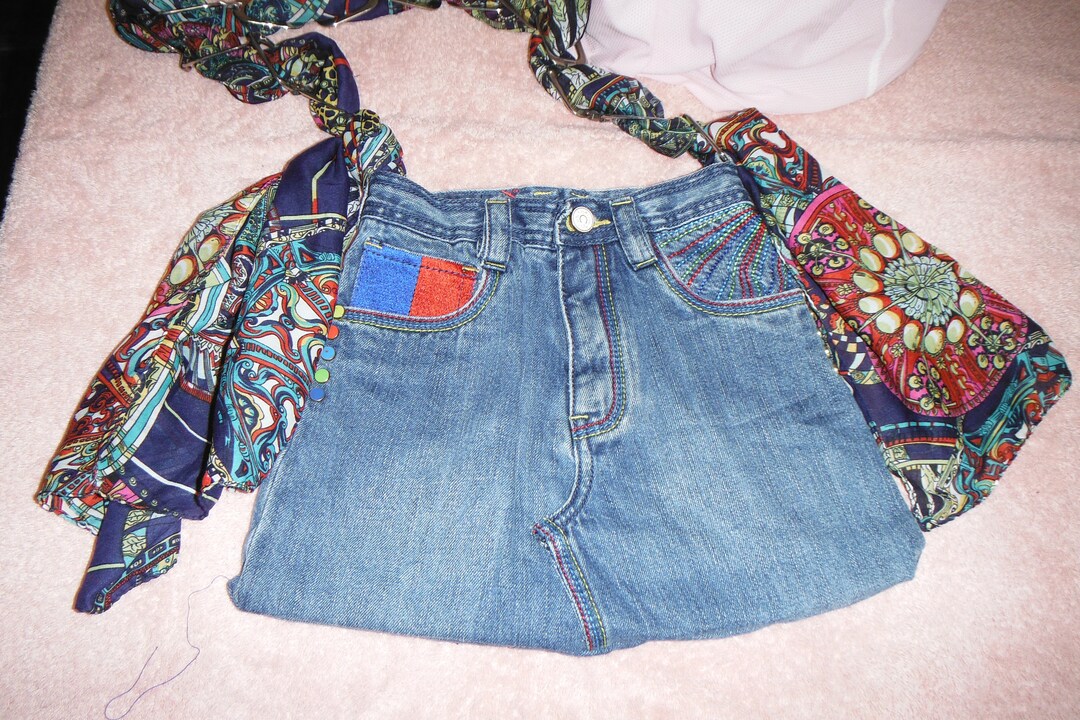 710 Handcrafted Upcycle Coogi Jean Shoulder Bag - Etsy