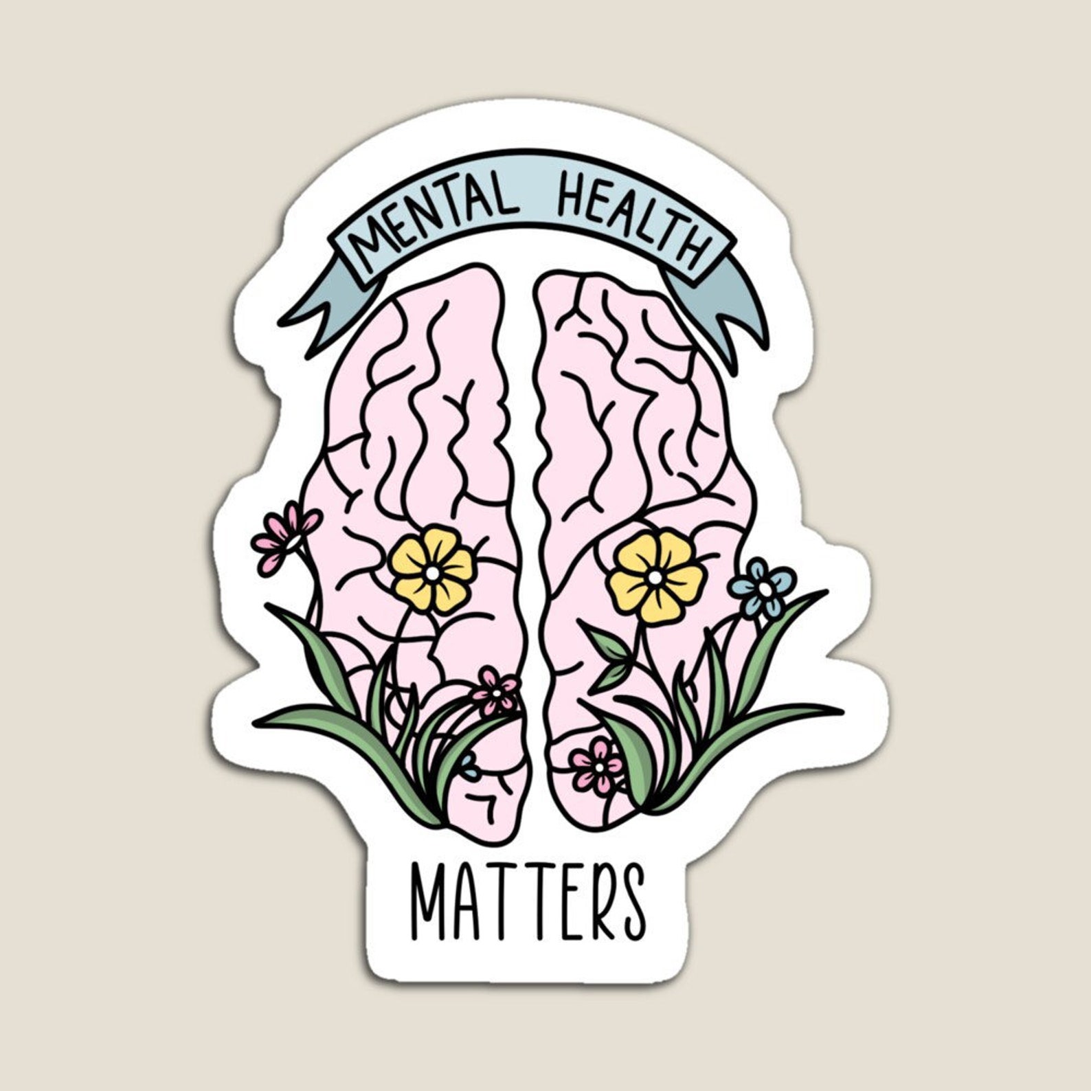 Mental health matters sticker | Etsy