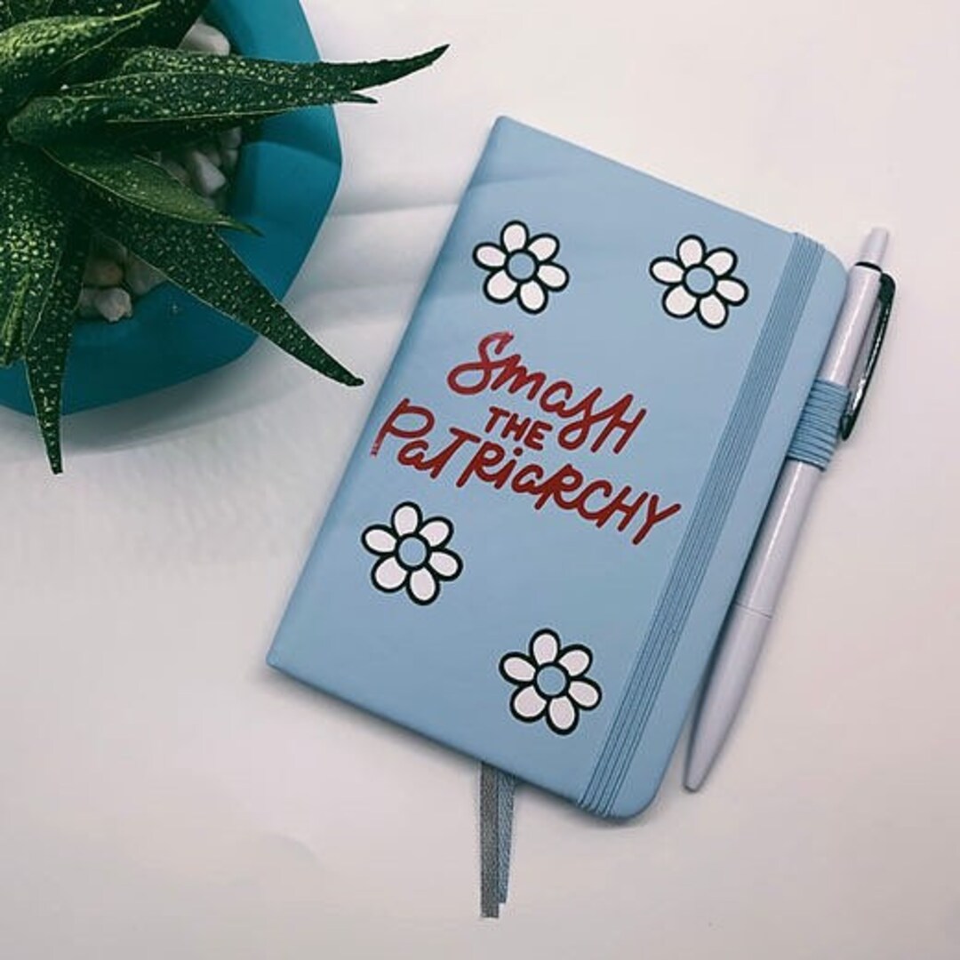 Smash the Patriarchy Mini Journal Notebook With Pen - Etsy