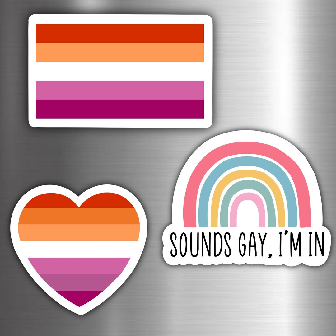 Lesbian Lgbt Fridge/car Magnet - Etsy