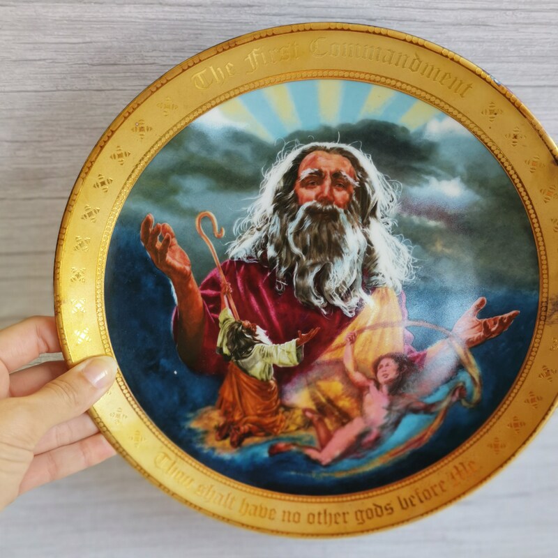 Ten Commandments Plate - Etsy