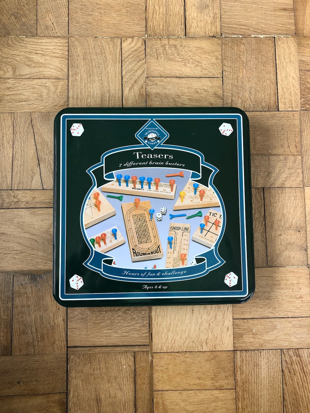 Vintage Board Game, Teasers Brain Busters Game Set 7, Wooden Teaser's ...