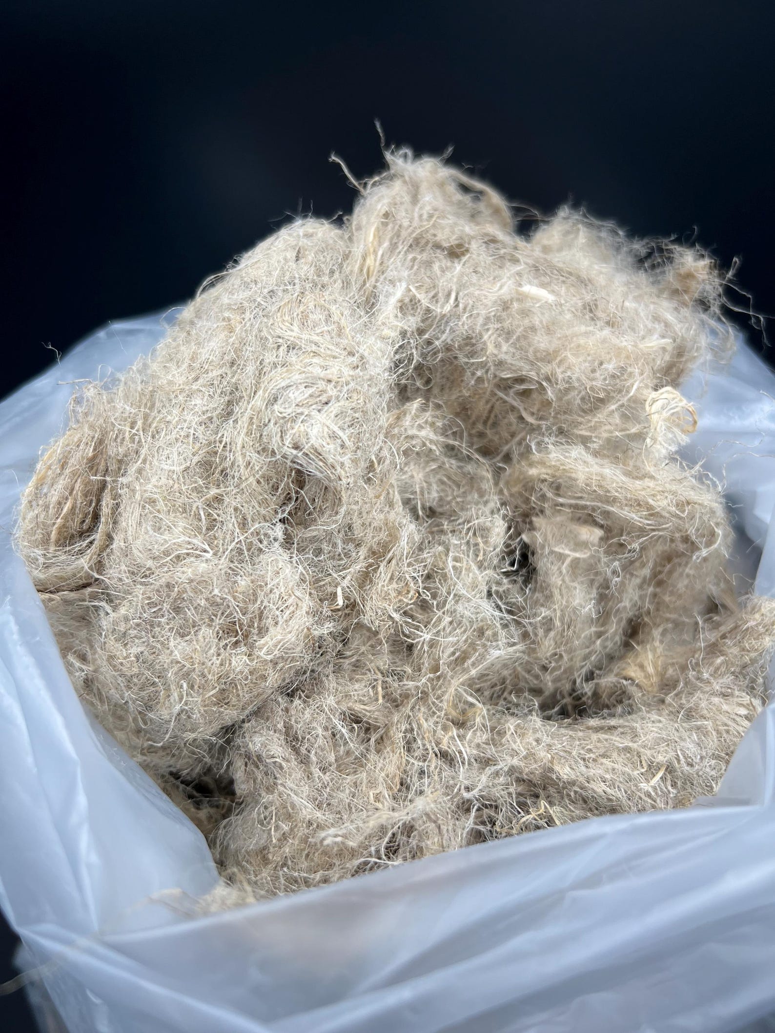 Natural Hemp Fibre, Hemp Tow 200g / 7oz Raw Eco Filling Fiber for ...