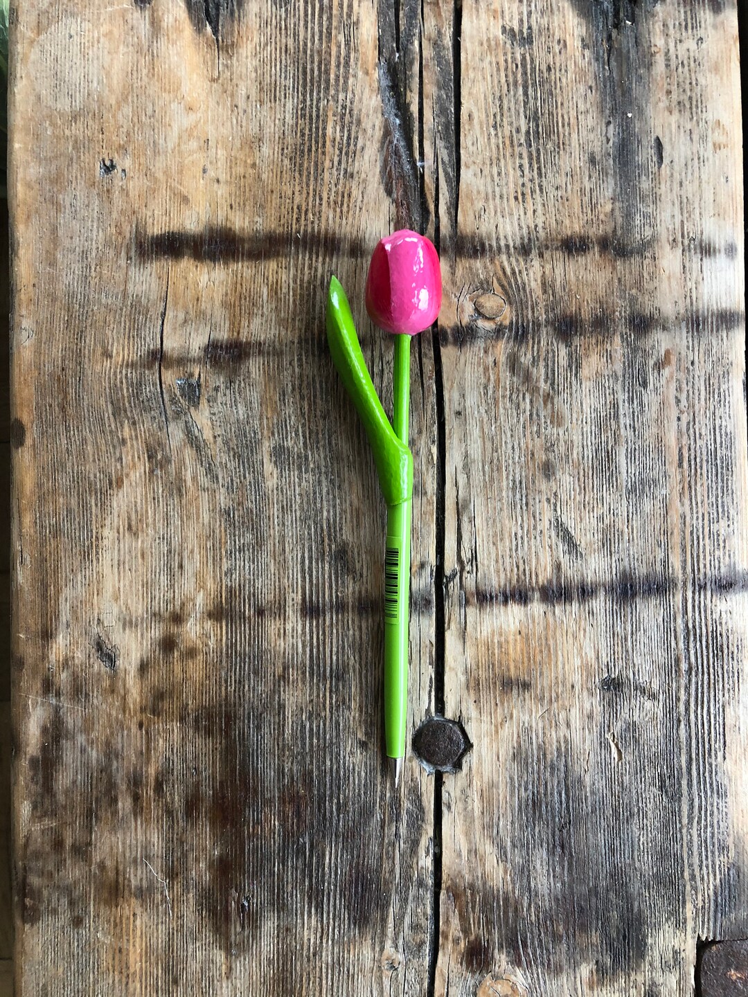 Wooden Tulip-pen, Tulip Pen , 7.5'' Flower Design Pen, Handmade Wood ...