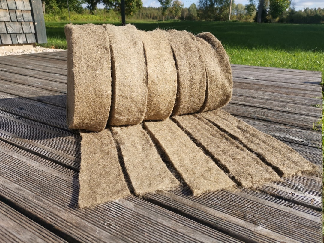 Natural Linen Fibre, Flax Tow 10cm Width, Eco Flax Filling Fiber for ...