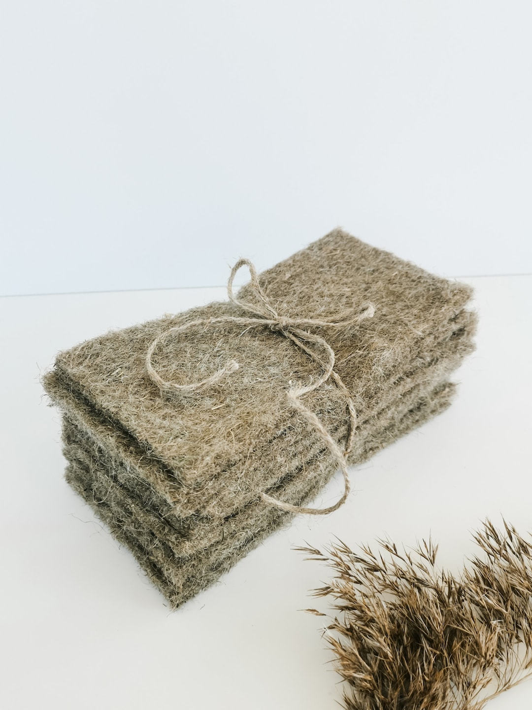 Flax Fibre Growing Mat Pad for Microgreens, 100% Natural Flax Fiber ...