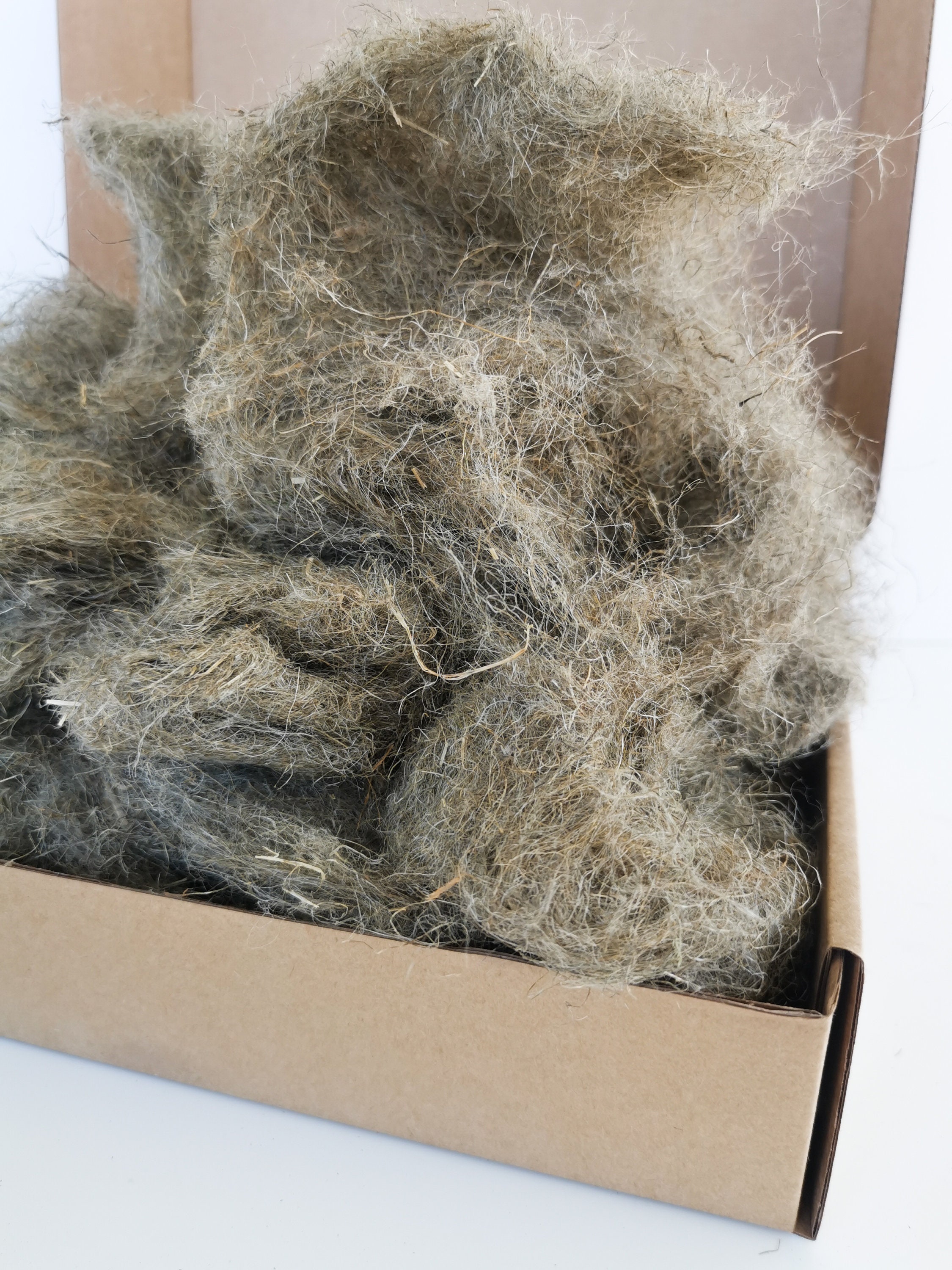 Natural Flax Fibre, Flax Tow 200g / 7oz Eco Linen Filling Fiber for ...
