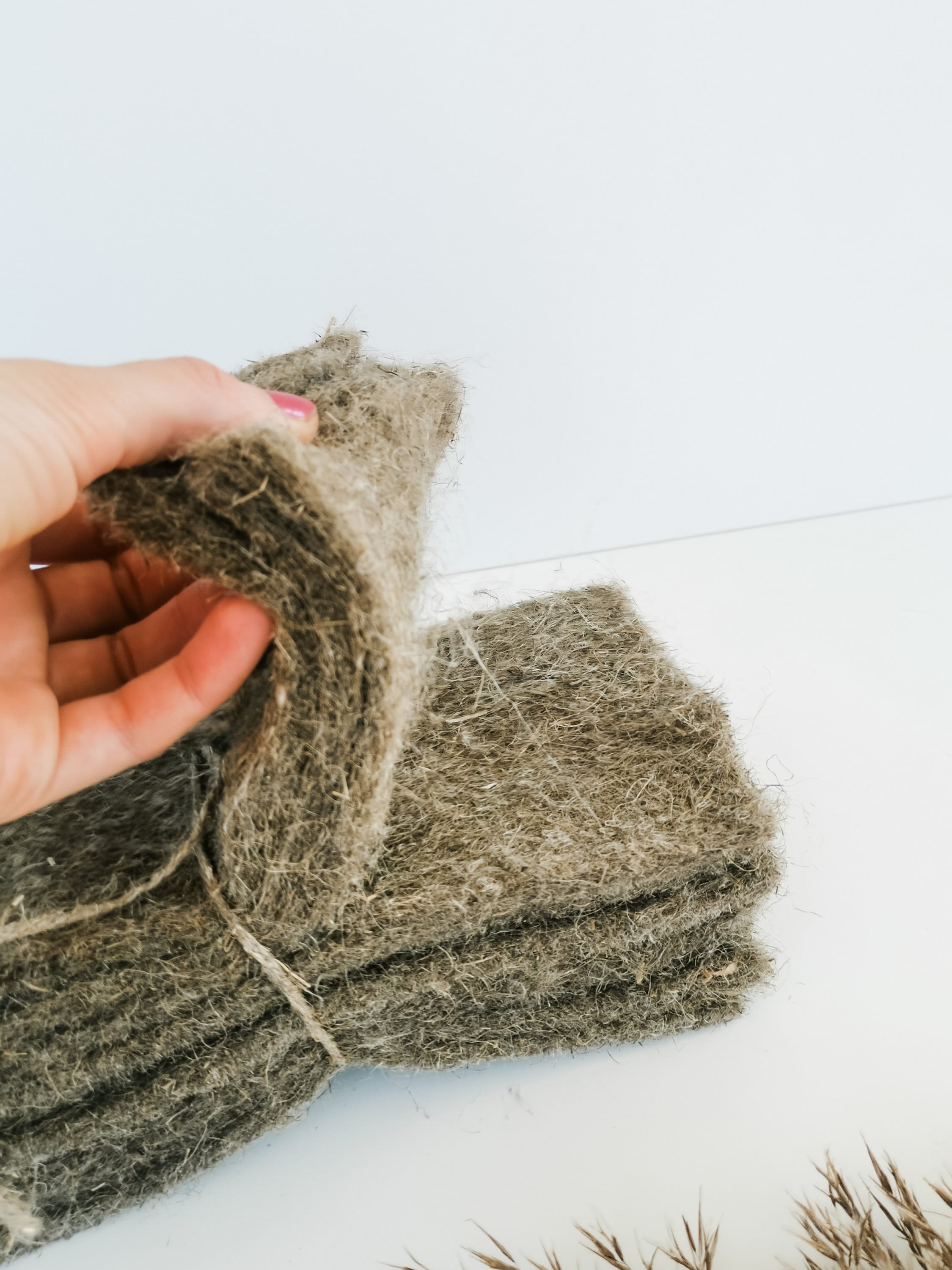 Flax Fibre Growing Mat Pad for Microgreens 100% Natural Flax - Etsy UK