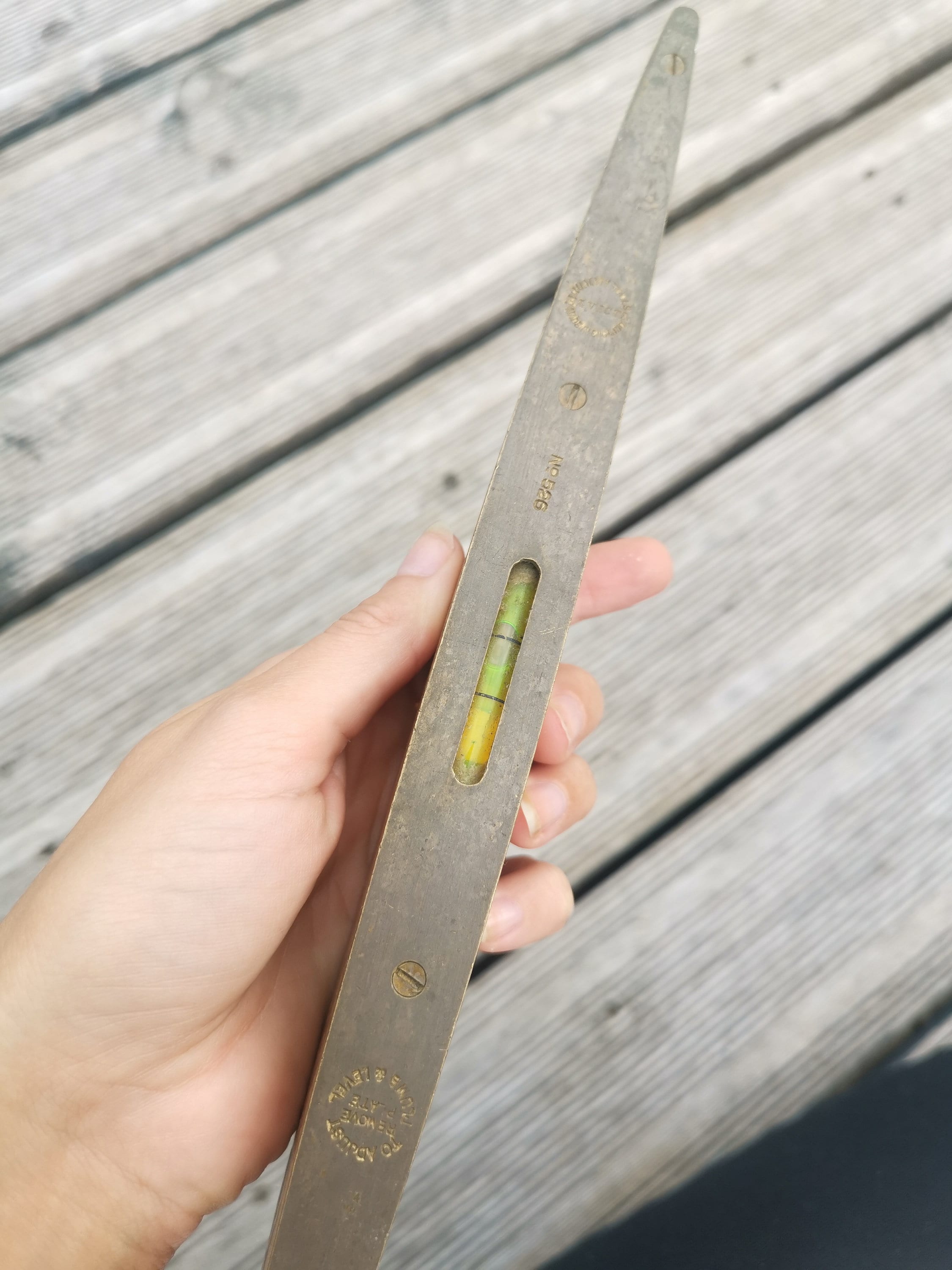 Vintage level tool antique quality tool by ELVICTA old | Etsy