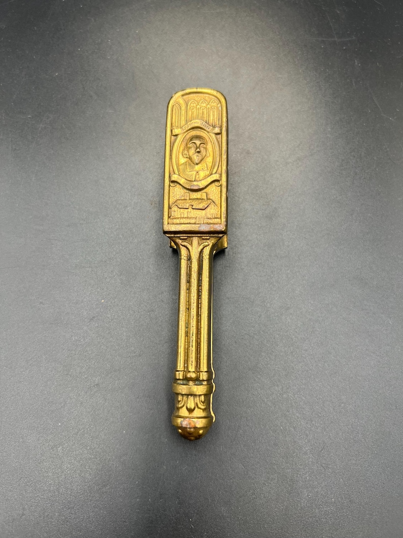 Vintage Nut Cracker, Solid Brass Shakespeare Nutcracker Tool, Retro ...