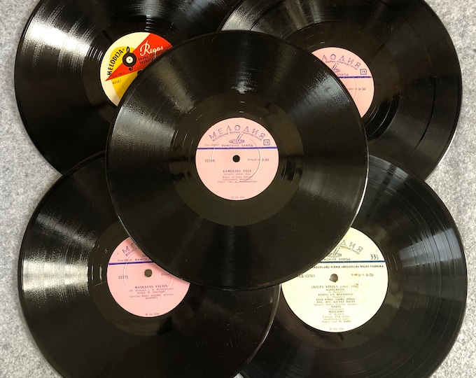 Vinyl Record for Crafting, Used Vinyl Record Albums, Lot of 5 25cm ...