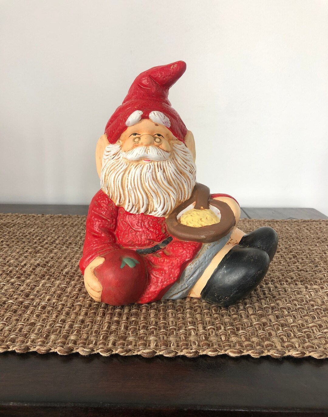Vintage Ceramic Santa Claus Figurine, Retro Christmas Decor - Etsy