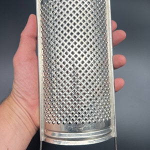 Vintage Vegetable Grater, Mars Hand Potato Shredder, Tin Metal Cutter ...