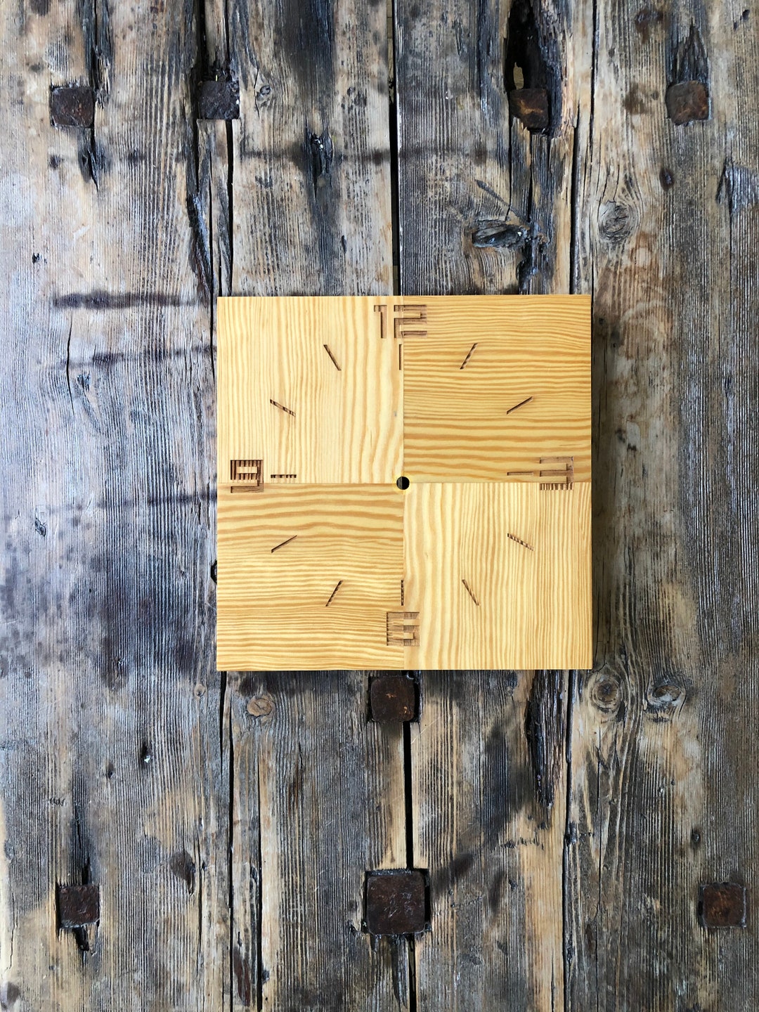 Unfinished Wooden Wall Clock Face, DIY Square Wood Clock, Pine Wood ... Unfinished Wooden Wall Clock Face, DIY Square Wood Clock, Pine Wood ...