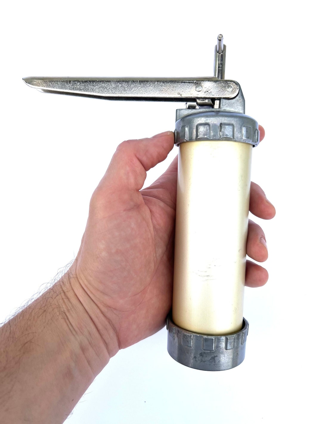 Vintage Cookie Press, Metal Pastry Press, Cake Decor Press, Extruder ...