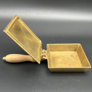 Vintage Silent Butler, Antique Crumb Catcher, Brass Square Metal Pan ...