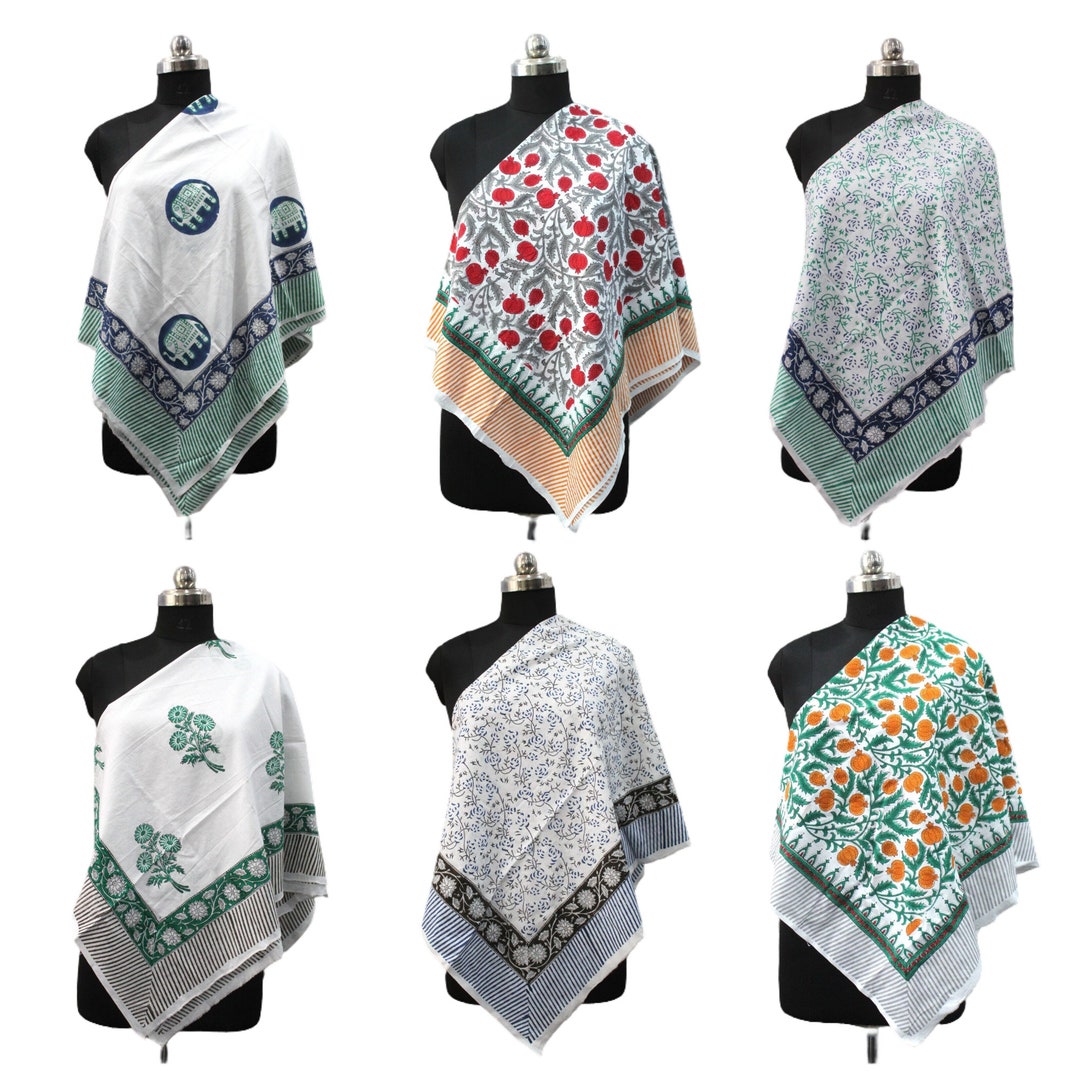 Womens Cotton Multi Floral Printed Pareo Body Cover up Sarong Wrap ...