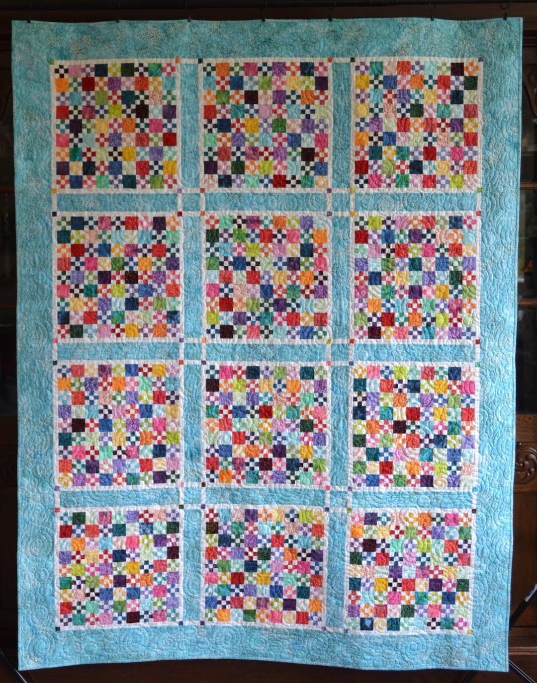 Checkered Batik Lap Quilt - Etsy