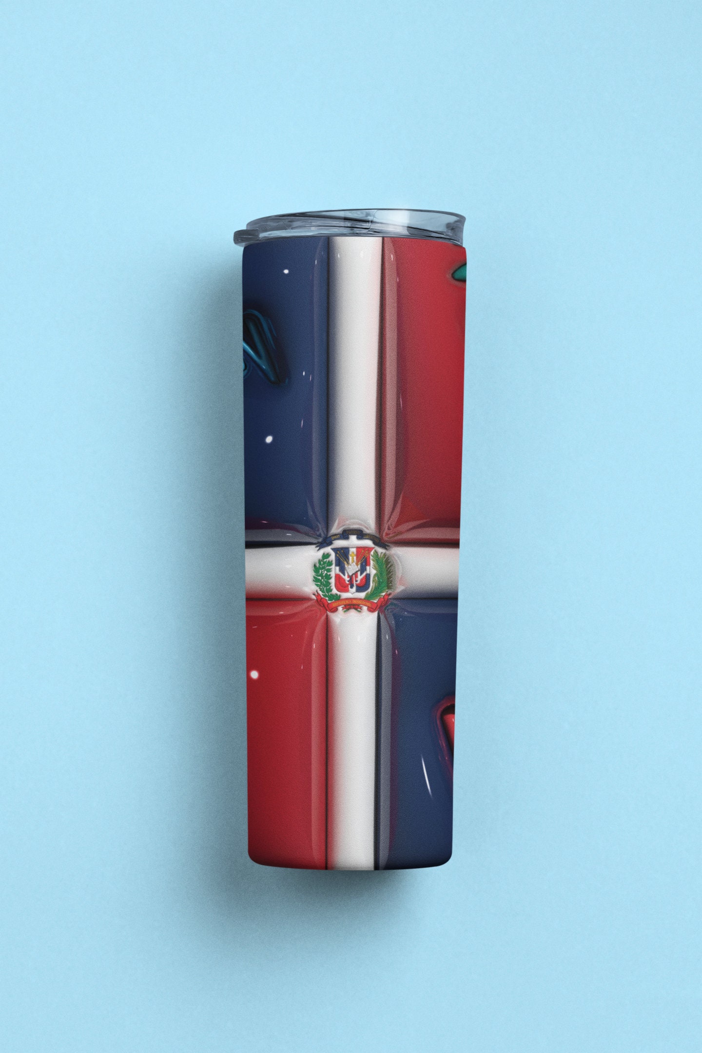 Dominican Flag Sublimation Tumbler Wrap Png 3D - Etsy