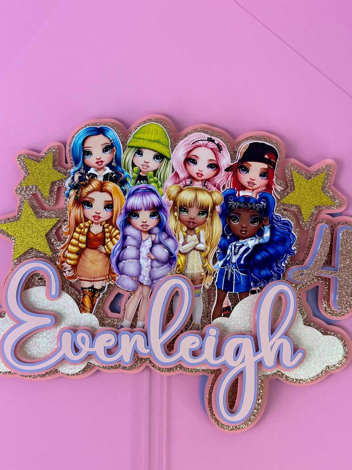 Rainbow High Dolls, Rainbow High Cake Topper, Birthday Cake Topper ...