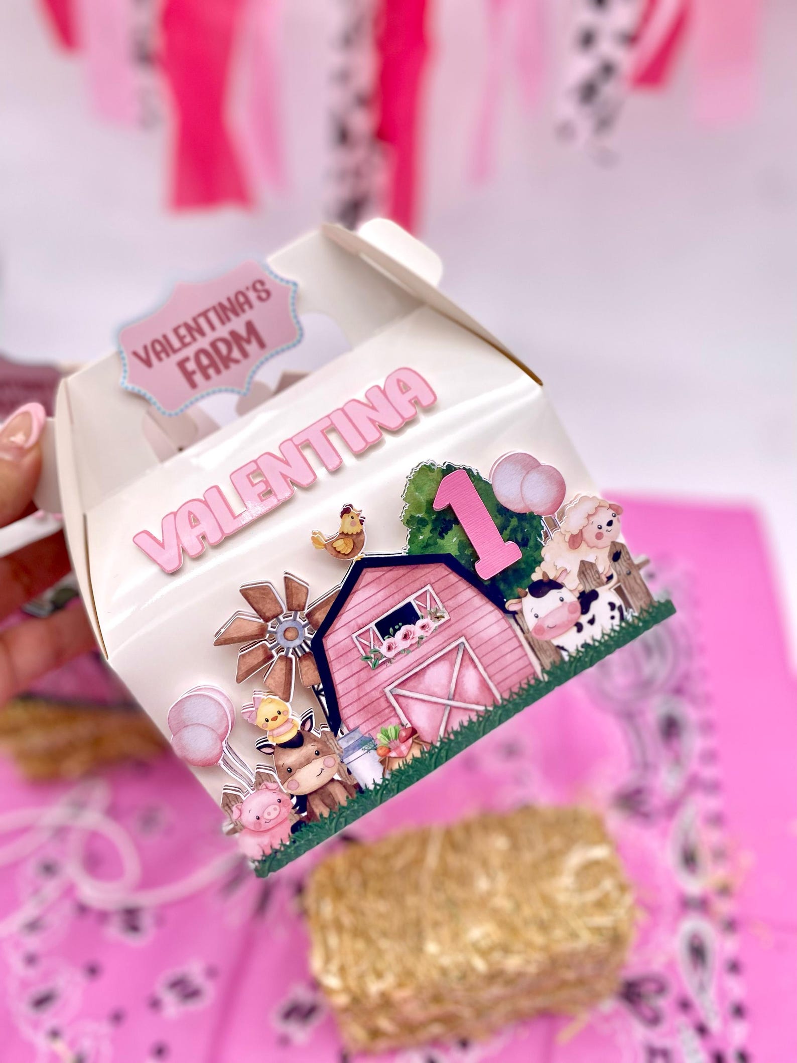 Farm Birthday Boxes Baby Girl Farm Farm Boxes Birthday Boxes Birthday ...