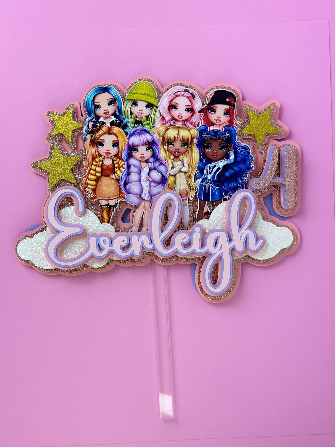 Rainbow High Dolls, Rainbow High Cake Topper, Birthday Cake Topper ...