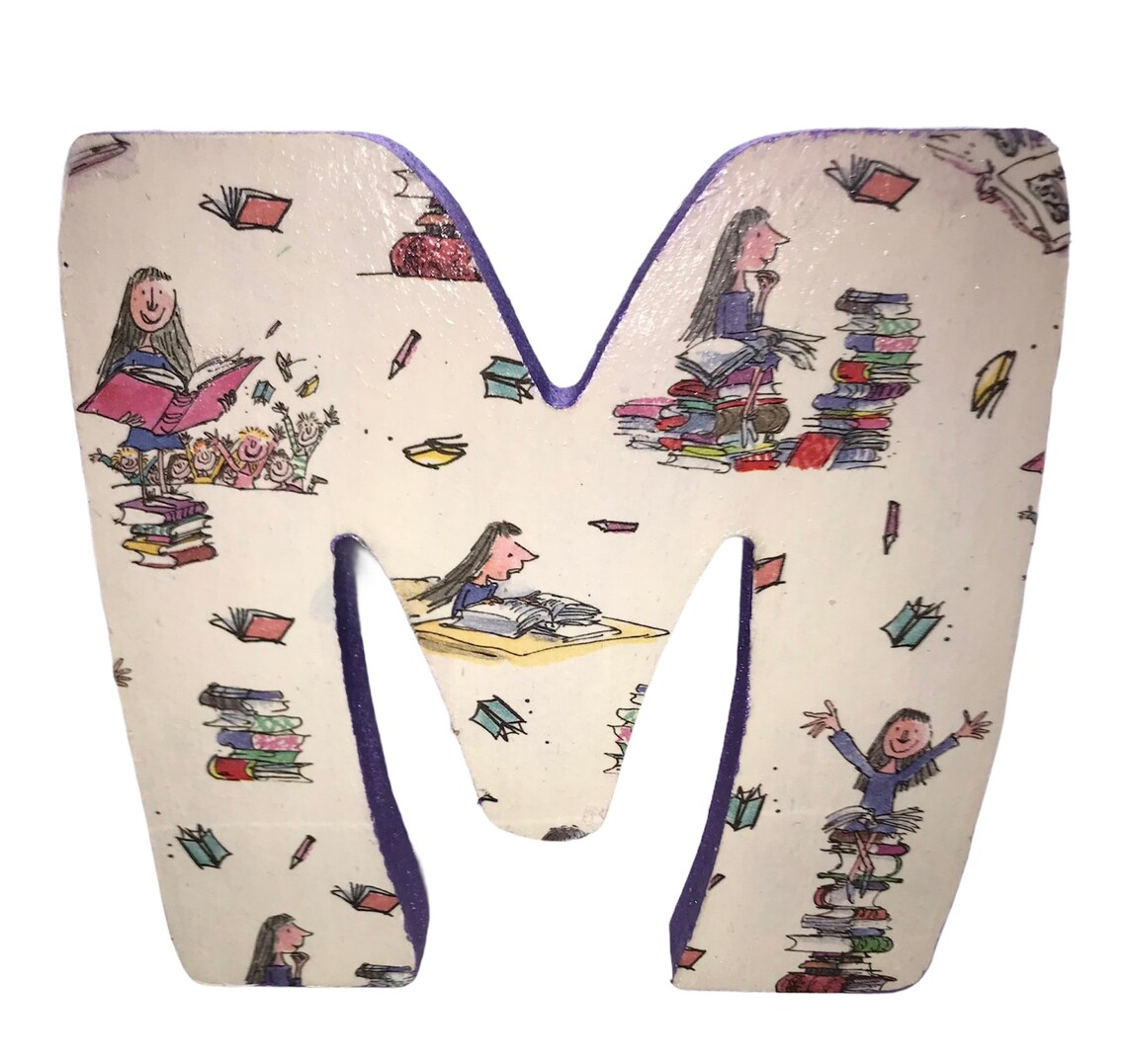 Matilda freestanding letter roald dahl matilda gifts | Etsy