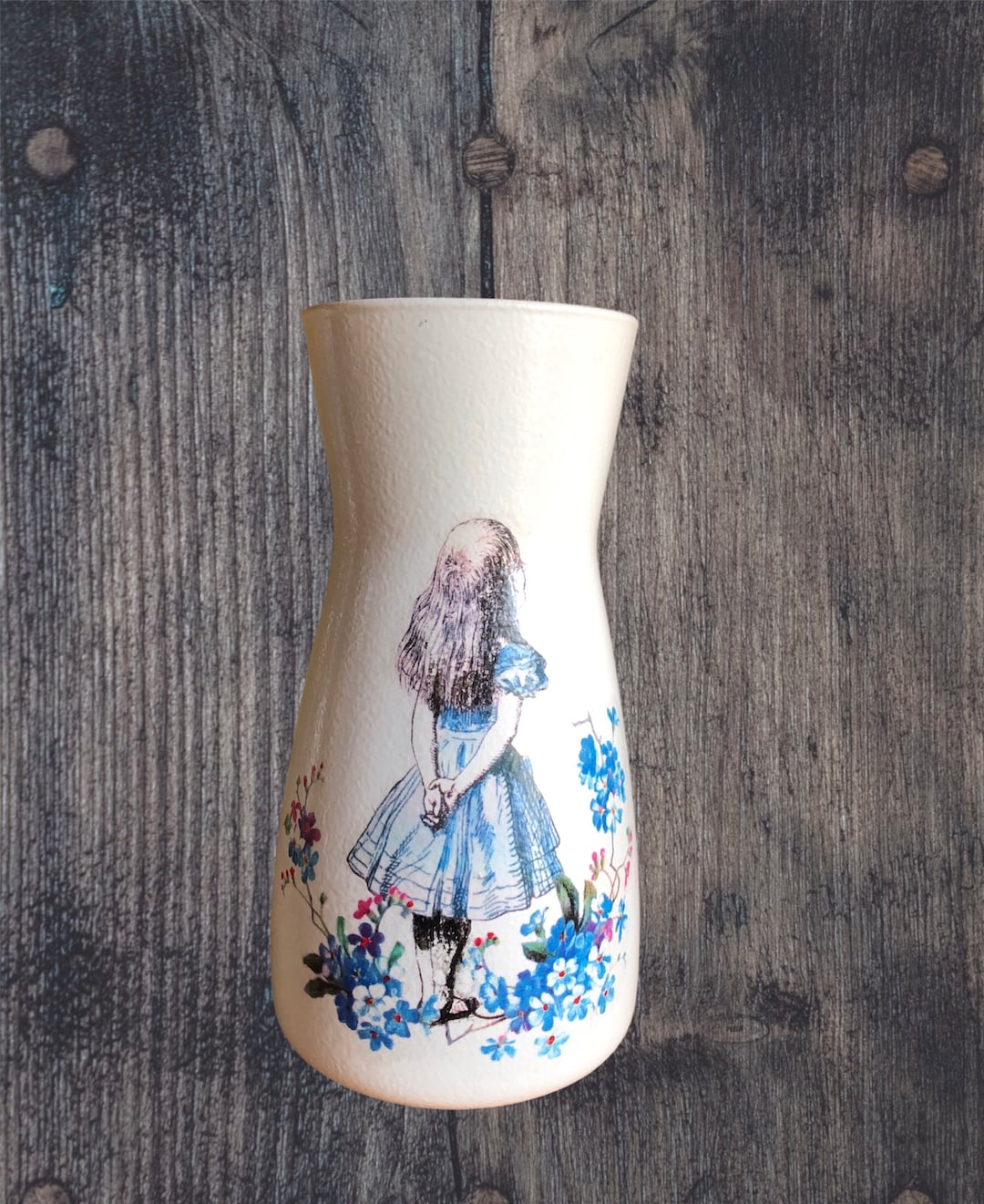 Alice in Wonderland Vase Beautiful Alice in a Blue Dress - Etsy