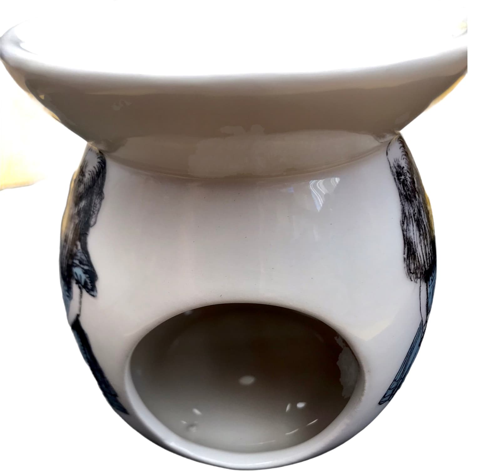 Wax melt burner with alice in wonderland design wax melt | Etsy